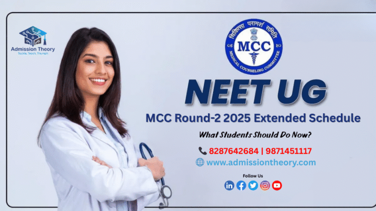 MCC Round-2 2025 Extended Schedule – Steps for Students & Latest NEET ...